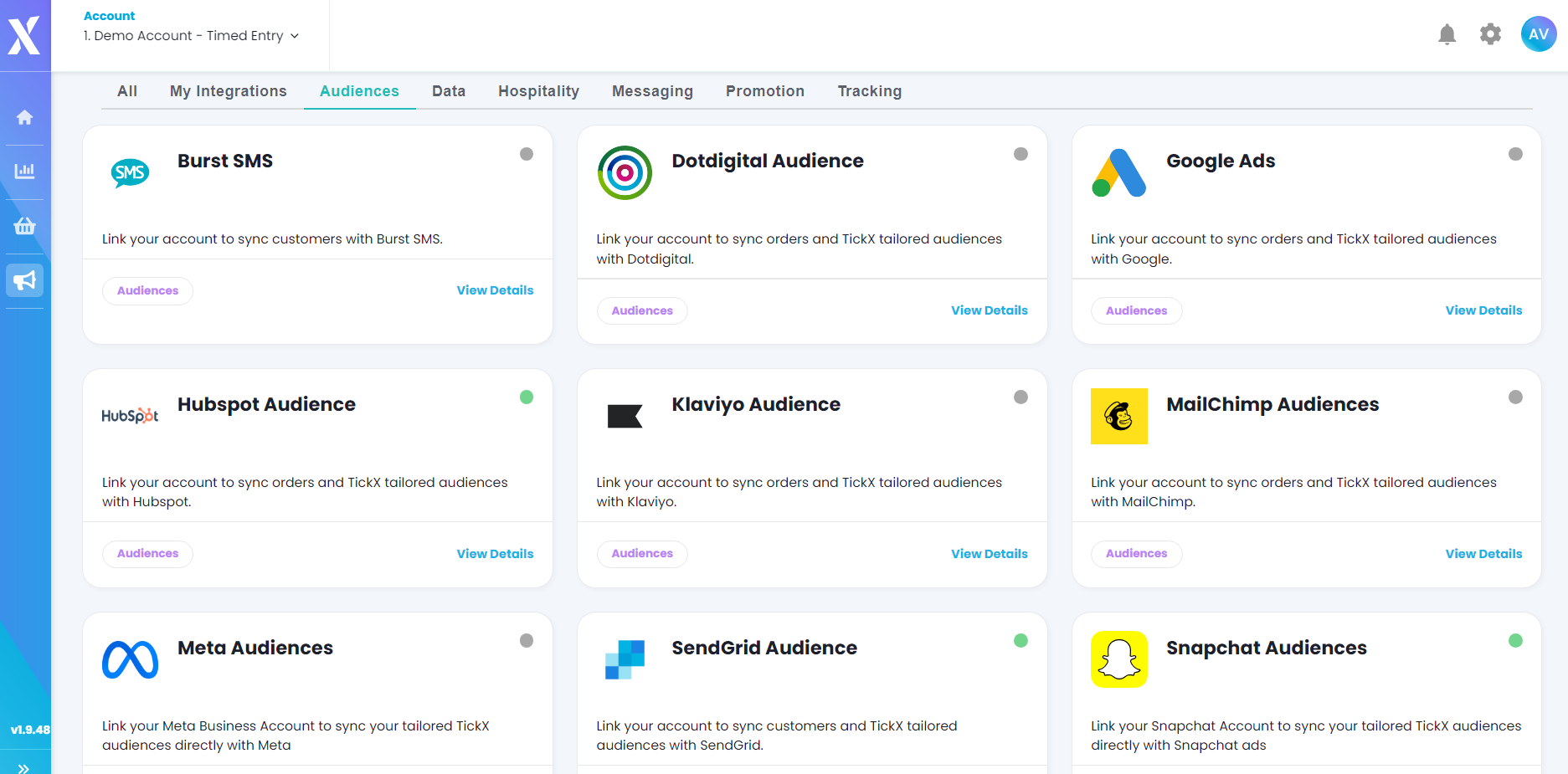 Audience Integration and Synchronisation – TickX