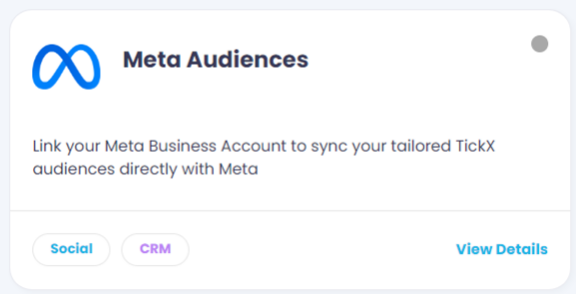 Meta Audiences – TickX