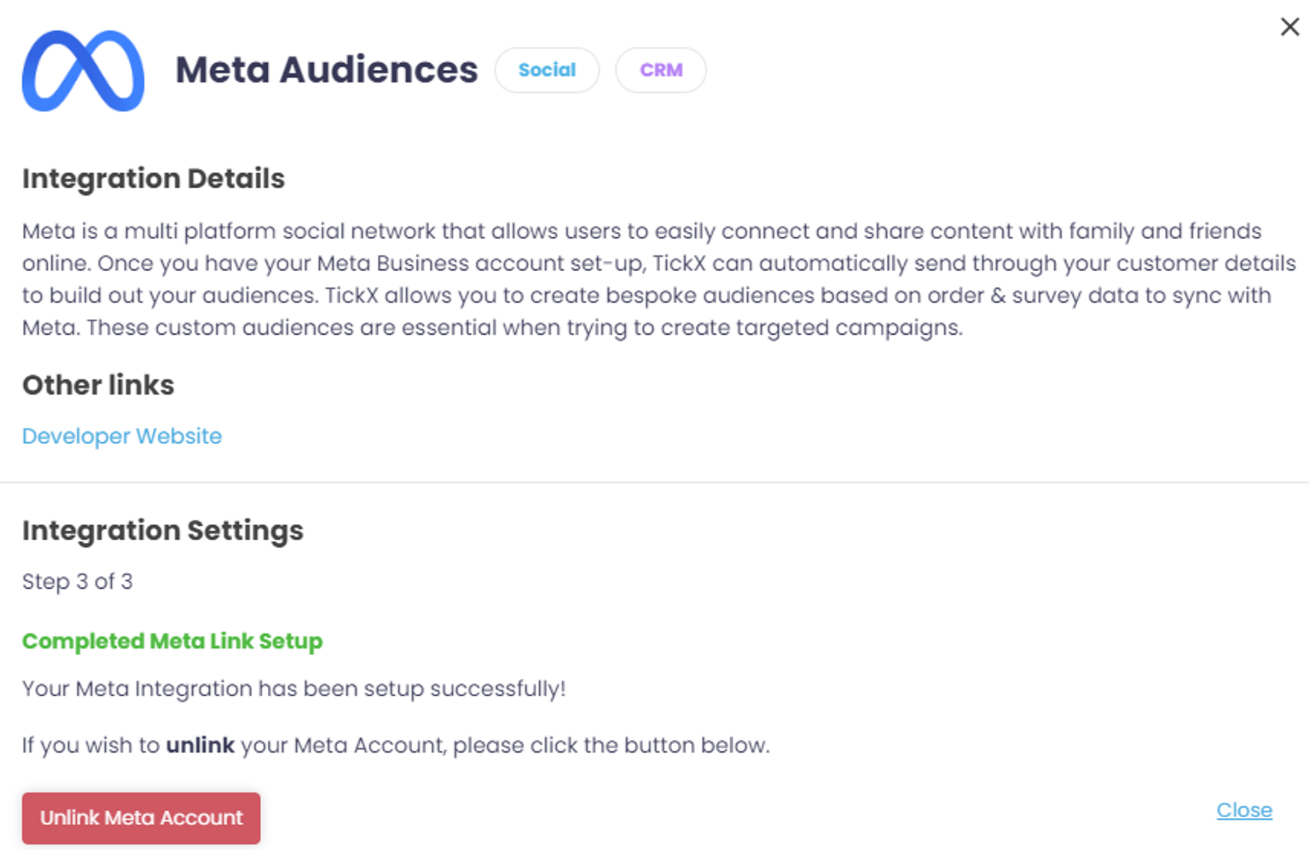 Meta Audiences – TickX