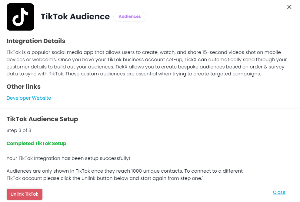 TikTok Audience – TickX