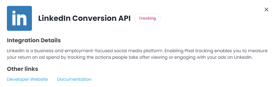 LinkedIn Conversion API – TickX